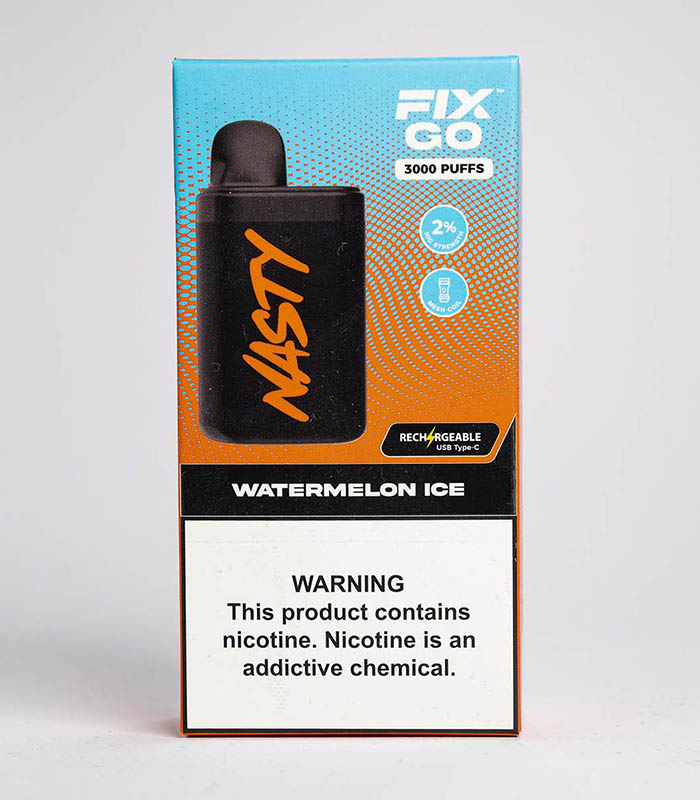 NASTY FIX GO WATERMELON ICE 3000 PUFFS - SteamVape Shop